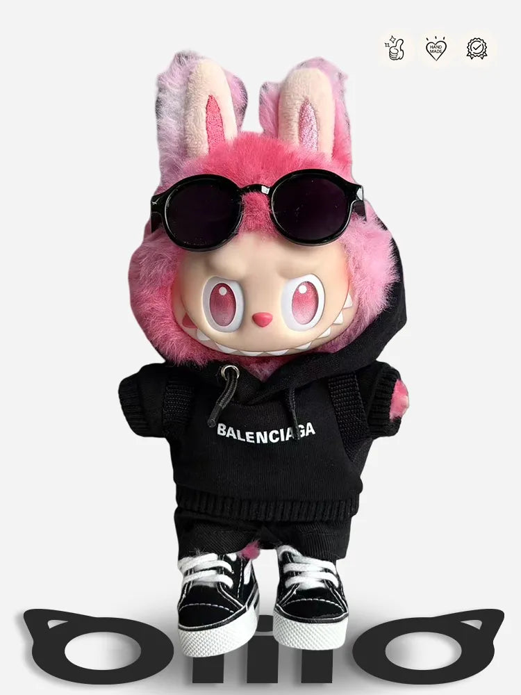 LABUBU Clothes Balenciaga Pink - Punk Ensemble – oiiio